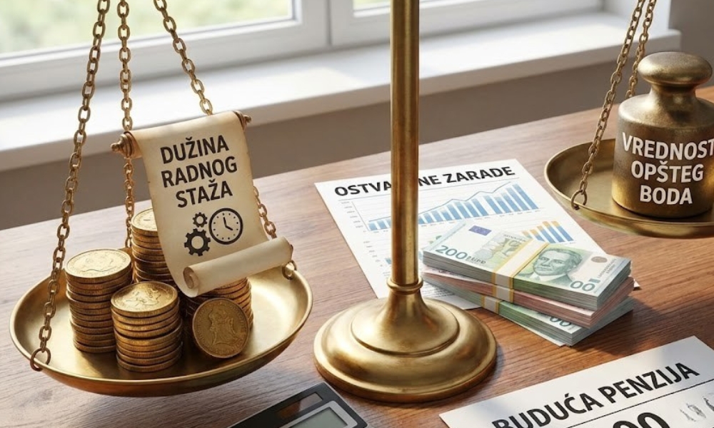 Kako funkcioniše obračun penzije u Srbiji